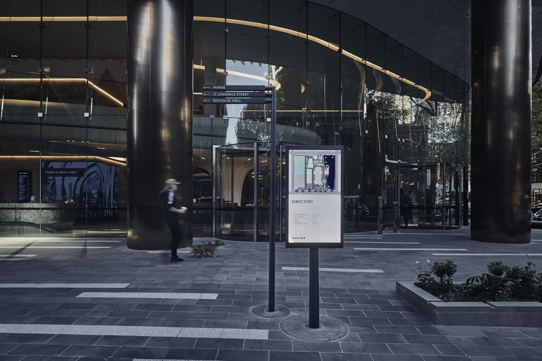 Wesley Place Wayfinding and Signage | Studio Ongarato
