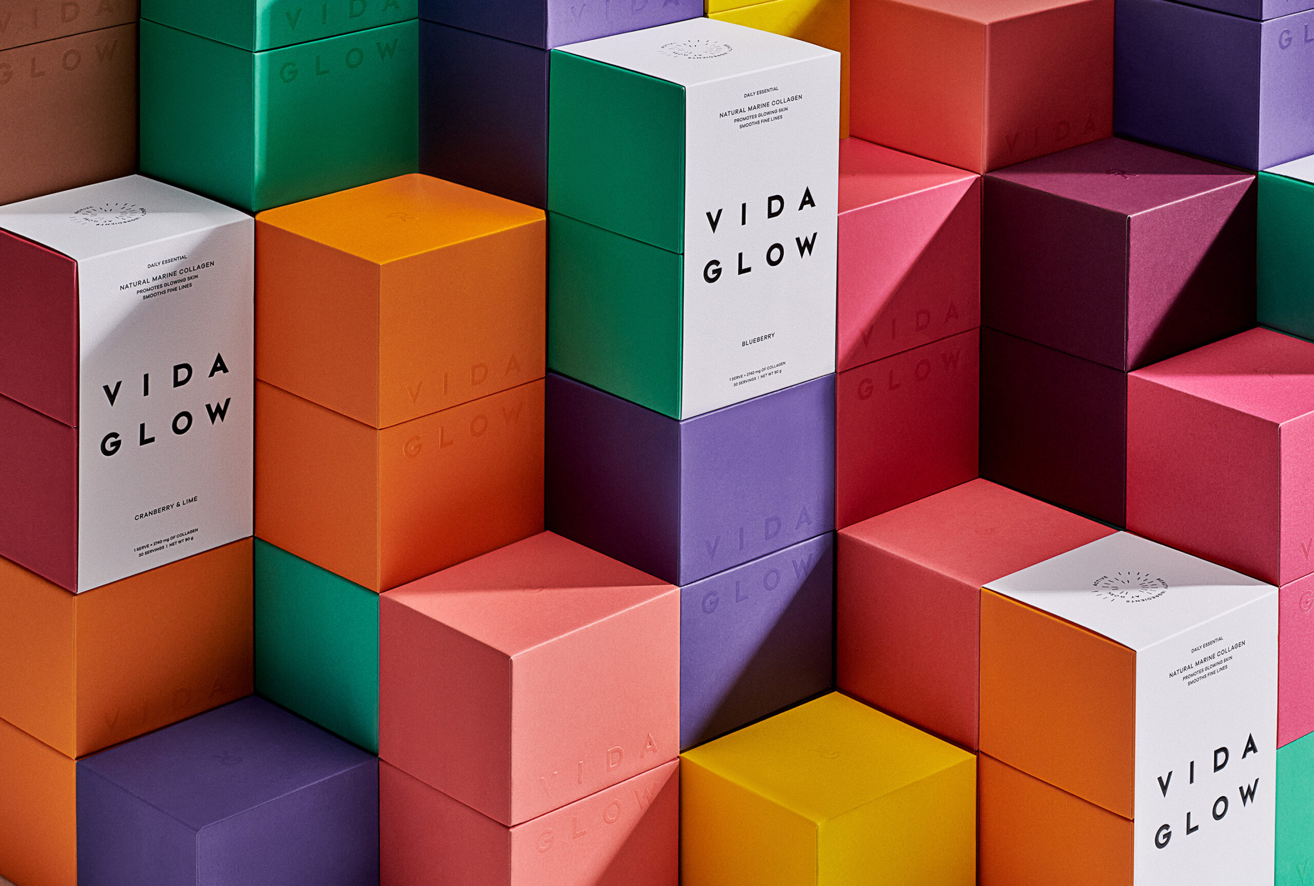 Vida Glow Brand Identity, Packaging and Digital | Studio Ongarato