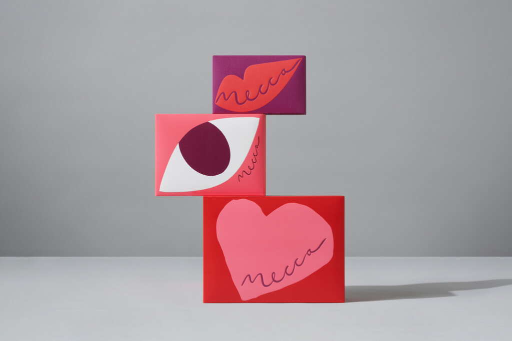 Beauty brand MECCA's Identity design and campaign | Studio Ongarato